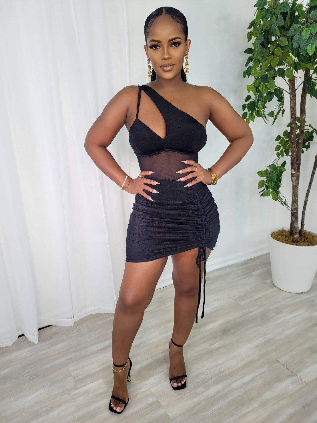 Miara Draw String Mini (Black) | Fitz Clothing